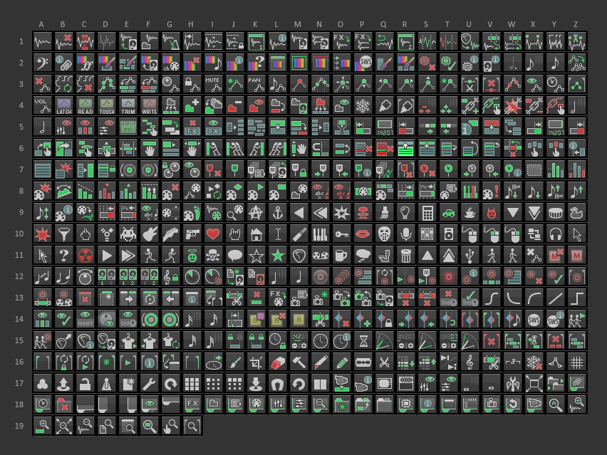 Make Own Icon Button For Cockos Reaper - nilasopa