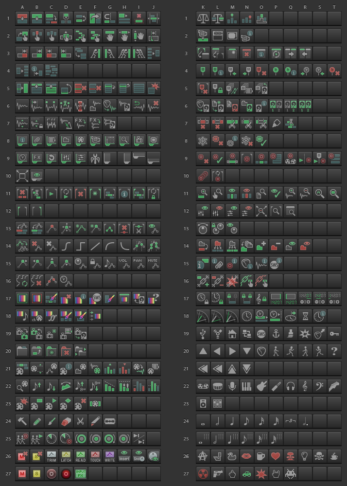 >> Theme Team asks: Toolbar Icons - what's missing? - Cockos ...